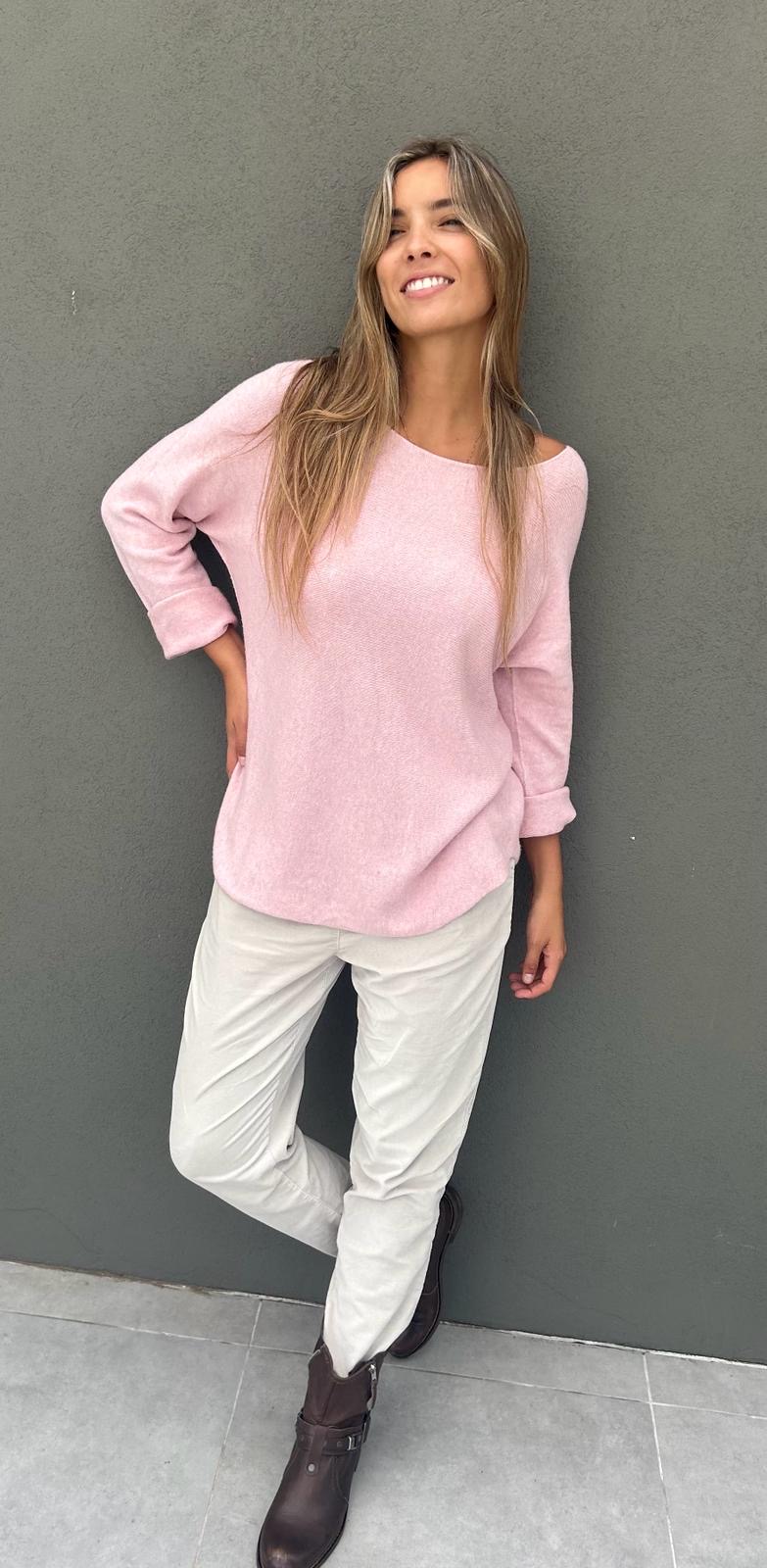 Sweater Nice Rosa - Victoria M. Ortiz