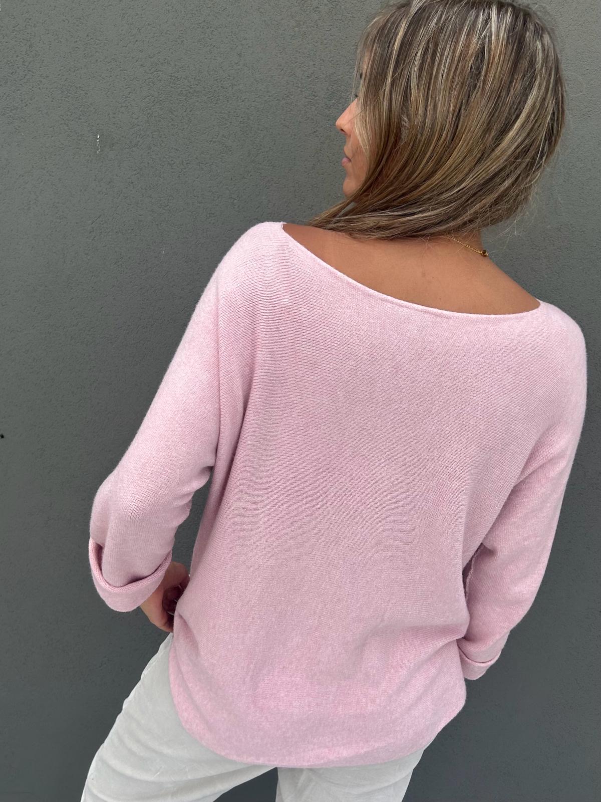 Sweater Nice Rosa - Victoria M. Ortiz